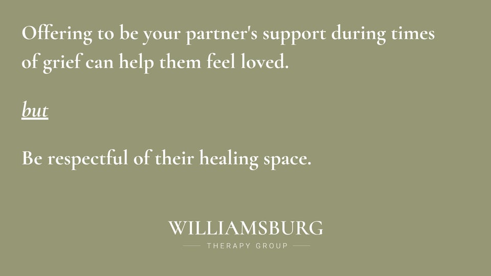 How To Support a Grieving Partner: Tips for Couples | WTG